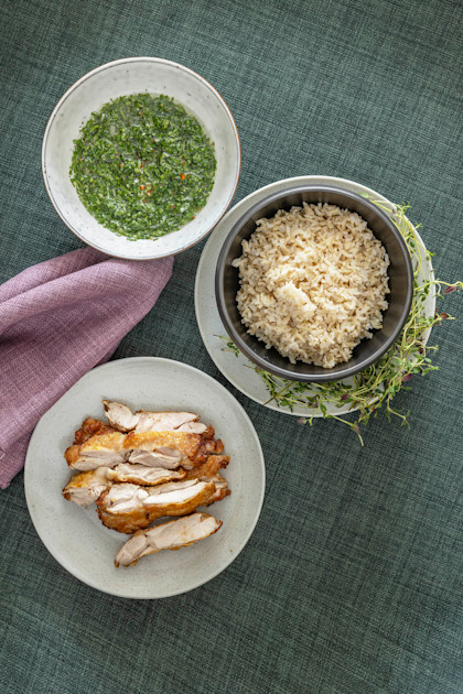 Lårfilet med brune ris og chimichurri | REMA 1000