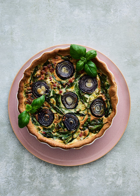 Glutenfri tærte med bacon og spinat | REMA 1000