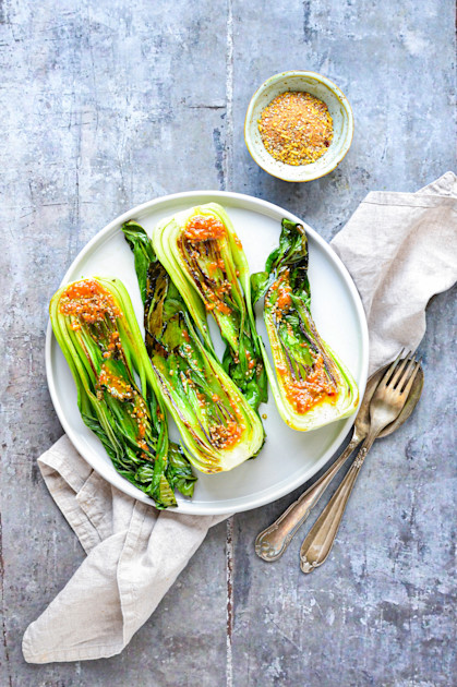 Pak choi med tomatvinaigrette | REMA 1000