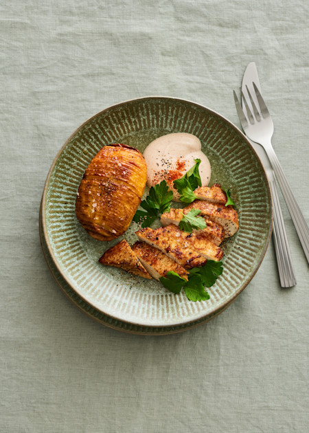 Kyllingebryst med hasselback kartofler | REMA 1000